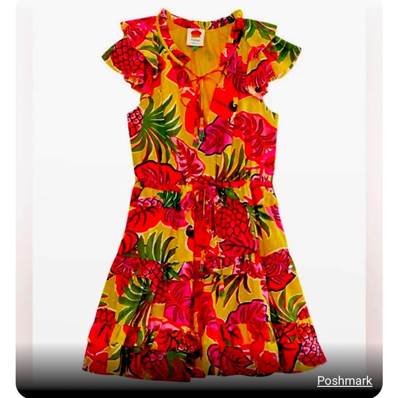 FARM Rio | Dresses | Farm Rio Fruit Dream Ruffle Mini Dress | Poshmark